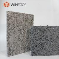 China Impact Resistance Acoustic Wood Wool Panels 15mm 20mm 25mm Thickness for sale