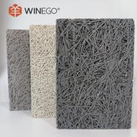 China OEM Natural Color Acoustic Wood Wool Board E1 Grade Environmental Protection for sale