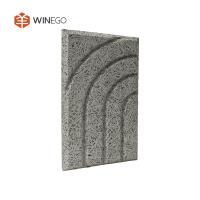 China Art Design And Innovation Wood Wool Acoustic Panel For Shopping Mall Wall for sale