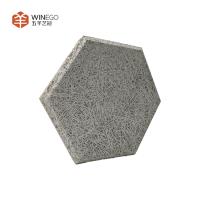 China Combine Aesthetic Appeal Wood Wool Acoustic Panels  With OEM Services For Gyms for sale