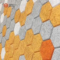 China Combine Aesthetic Appeal Wood Wool Acoustic Panels  With OEM Services For Gyms for sale