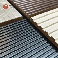 China Decorative Embossed Veneer Panels for Interior Wall Cladding 2400mm for sale