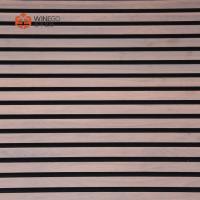 China Functional and Stylish Wood Slat Acoustic Panels for Sound Optimization for sale