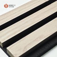 China Modern Wood Slat Acoustic Panels Melamine Finish Noise Reduction for sale
