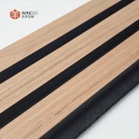 China Wood Slat Acoustic Panels for Enhanced Sound Absorption and Natural Aesthetic Appeal for sale