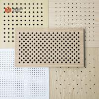China Sustainable MDF Perforated Acoustic Panel With High Sound Insulation Easy To Clean for sale
