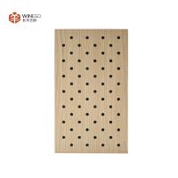 China Sustainable MDF Perforated Acoustic Panel with High Sound Insulation for Wall for sale