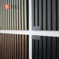 China Modern Wood Slat Acoustic Panel with PET Felt Backing for Wall and Ceiling for sale