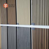 China Modern Wood Slat Acoustic Panel with PET Felt Backing for Wall and Ceiling for sale