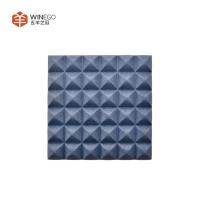 China Various Color and Shapes 3D Polyester Acoustic Panels Lightweight For Absorption for sale