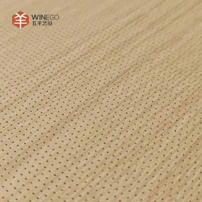 China Eco Friendly Micro Perforated Sound Panels With Veneer For Home And Commercial for sale