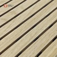 China Control Echo Effectively Winego Grooved Slotted Panels for Quiet Clear Interiors for sale