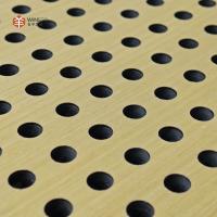 China Fire-Resistant Perforated Acoustic Panel For Cinema Wall and ceilling Soundproofing for sale
