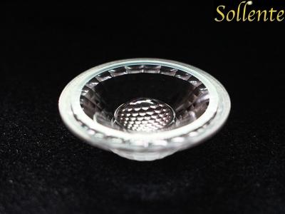 China 10 Watt PMMA PC LED Optical Lens 38 Degree For Chip On Board LED for sale