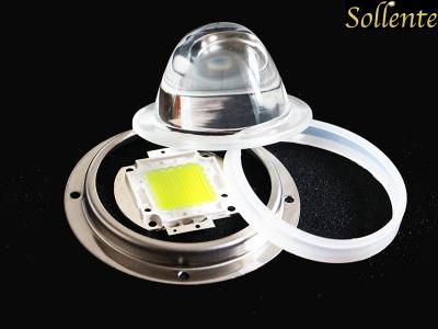 China 45 Degree Floodlight White COB LED Modules With Metal Holder , Silicon Gasket for sale