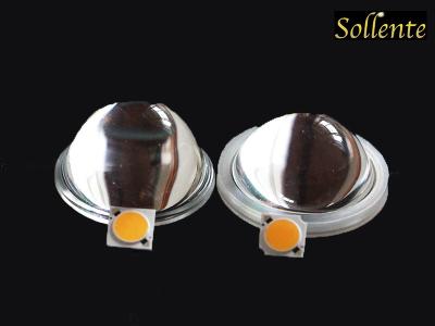 China High Bay Light LED Optical Lens Borosilicate Glass 40 Degree 50 Mm for sale