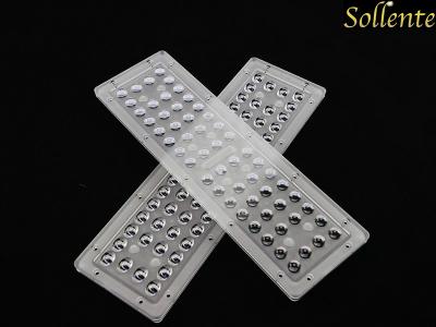 China 56W Optical Asymmetric LED Lens Array Street Light For SMD 3030 LED for sale