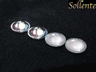China LED Spot Light PC Plano Convex Lens High Efficiency 60 Degree for sale