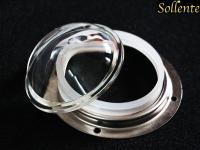China Borosilicate COB LED Lens For 30W 6000K CXA 2530 Led Flood Light for sale