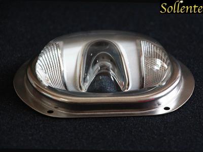 China Wide Angle COB LED Lens160X70 Degree , LED Optical Lens For LED Road Light for sale