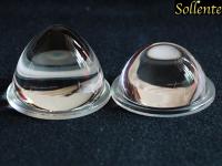 China Industrial Light Clear LED Glass Lens With Narrow Angle 35 Degree for sale
