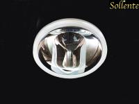 China 20W LED Optical Lens High Borosilicate Glass , 56mm Street Light LED Glass Lens for sale