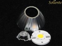 China VERO 10 COB PC LED Reflector Cup Diameter 45mm For LED Track Lighting for sale
