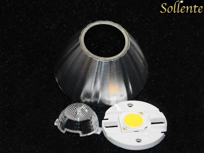 China VERO 10 COB PC LED Reflector Cup Diameter 45mm For LED Track Lighting for sale