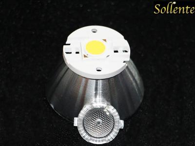 China Poly Carbonate LED Reflector Cup , COB LED Reflector  For Led Track Lighting for sale