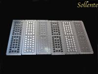 China 56W LED PC Multi Lens Array Asymmetric For SMD 3528 LED Street Light Modules for sale