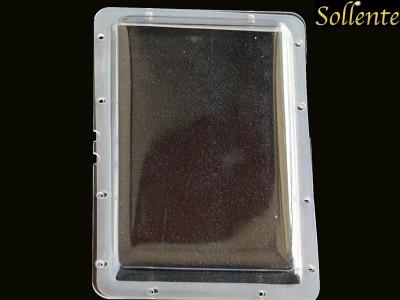China Rectangle LED Plastic Light Covers Match MCPCB LED Array Module for sale