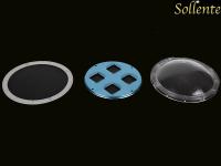 China Warehouse Light Plastic Round LED Lens Cover High Efficiency 80Watt 157mm for sale