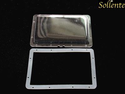 China Transmittance Plastic Replacement Light Lens Cover For 40W LED High Bay Light for sale