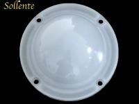 China 60mm Round Milky White Plastic Lens Cover For Outdoor High Bay Light for sale