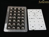 China Cree XTE LED Street Light Components , 28W Led Road Light lens for XPG for sale