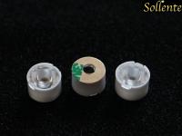China 1 Watts Single Led Optics Lenses With 3M Sticker For Cree SMD 3535 Leds for sale