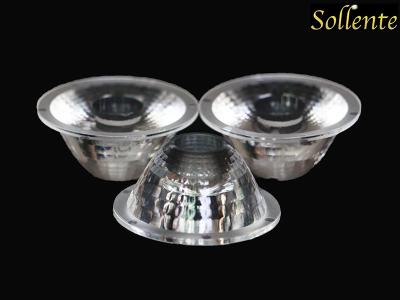 China 41mm PMMA 5w - 10w COB Led Light Lens ,15 / 30 / 60 Degree Ceiling Light Lens for sale