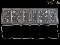 China SMD3535 3x8 LED Lens Array Optical PC For 24W Street Light for sale