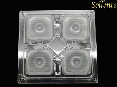 China SMD5050 30 Degree Led Street Light Lens With Waterproof Gasket for sale