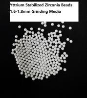 China 95 Yttrium Stabilized Zirconia Beads 1.6-1.8mm grinding media for painting，ink for sale