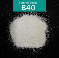 China 425um Ceramic Blasting Media B400 Bead In 25 Kgs Melting Method for sale