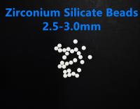 China 2.5-3.0mm Zirconium Silicate Beads 65 Zirconia Grinding Beads Pesticides Dispersion for sale