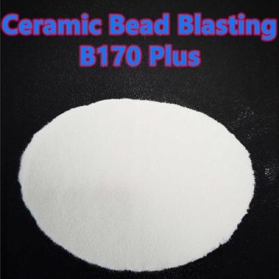 China ZrO2 62% Ceramic Beads Blasting Media B170 Plus Ceramic Bead Abrasive Deblurrings for sale