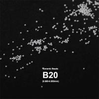 China Micro Sphere Ceramic Beads Blasting Media B20 0.600 - 0.850mm B30 0.425 - 0.600mm for sale