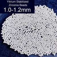 China Yttrium Stabilized Zirconia Beads Media 1.2mm For Adhesives Pesticides Grinding for sale