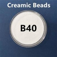 China B40 Zirconia Ceramic Bead Blasting Media For Metal Surface Finish For Sandblasting Machine for sale