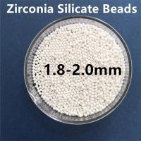 China 2.0mm Zirconia Silicate Beads Grinding Media Zirconium Oxide Ceramic For Despersing for sale