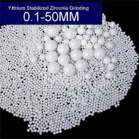 China ZrO2 95% Yttrium Zirconia Grinding Media Stabilized Ceramic Beads Milling for sale