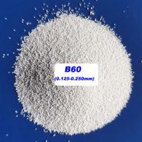 China B40 0.250 - 0.425mm Zirconia Ceramic Bead Blasting Media B60 For Matte Finish for sale