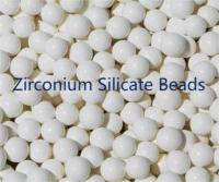 China Density Zirconium Silicate Beads Grinding Media Spherical Shape For Vertical Grinding Mill for sale